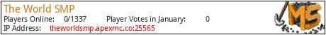 The World SMP - Minecraft Survival Server IP