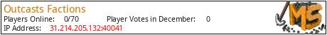 Outcasts Factions - Minecraft Server IP