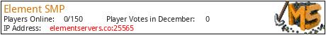 Element SMP - Minecraft Survival Server IP