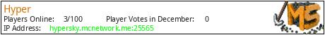 Hyper - Minecraft Survival Server IP