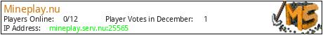 Mineplay.nu - Minecraft Survival Server IP
