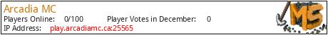 Arcadia MC - Minecraft Survival Server IP