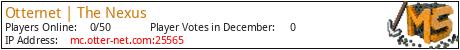 Otternet | The Nexus - Minecraft Survival Server IP
