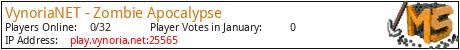 VynoriaNET - Zombie Apocalypse - Minecraft Survival Server IP