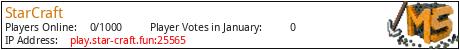 StarCraft - Minecraft Survival Server IP