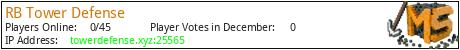 RB Tower Defense - Minecraft Server IP