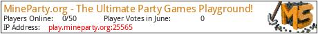 MineParty.org - The Ultimate Party Games Playground! - Minecraft Server IP