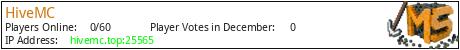 HiveMC - Minecraft Semi Vanilla Server IP