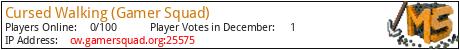Cursed Walking (Gamer Squad) - Minecraft Survival Server IP