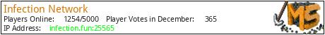 Infection Network - Minecraft Survival Server IP