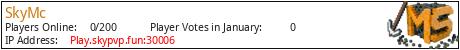 SkyMc - Minecraft Survival Server IP