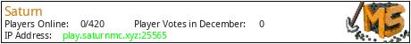 Saturn - Minecraft PvP Server IP