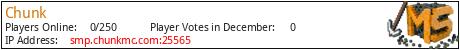 Chunk - Minecraft Survival Server IP