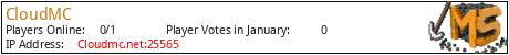 CloudMC - Minecraft Server IP