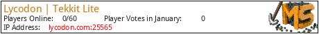 Lycodon | Tekkit Lite - Minecraft Tekkit Server IP