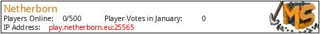 Netherborn - Minecraft Survival Server IP