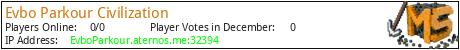 Evbo Parkour Civilization - Minecraft Server IP