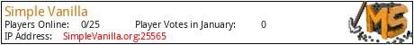 Simple Vanilla - Minecraft Server IP