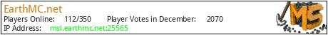 EarthMC.net - Minecraft Survival Server IP