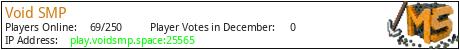 Void SMP - Minecraft Survival Server IP