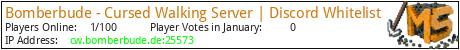 Bomberbude - Cursed Walking Server | Discord Whitelist - Minecraft Survival Server IP