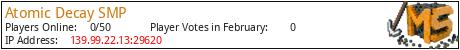 Atomic Decay SMP - Minecraft Server IP