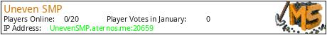 Uneven SMP - Minecraft Survival Server IP